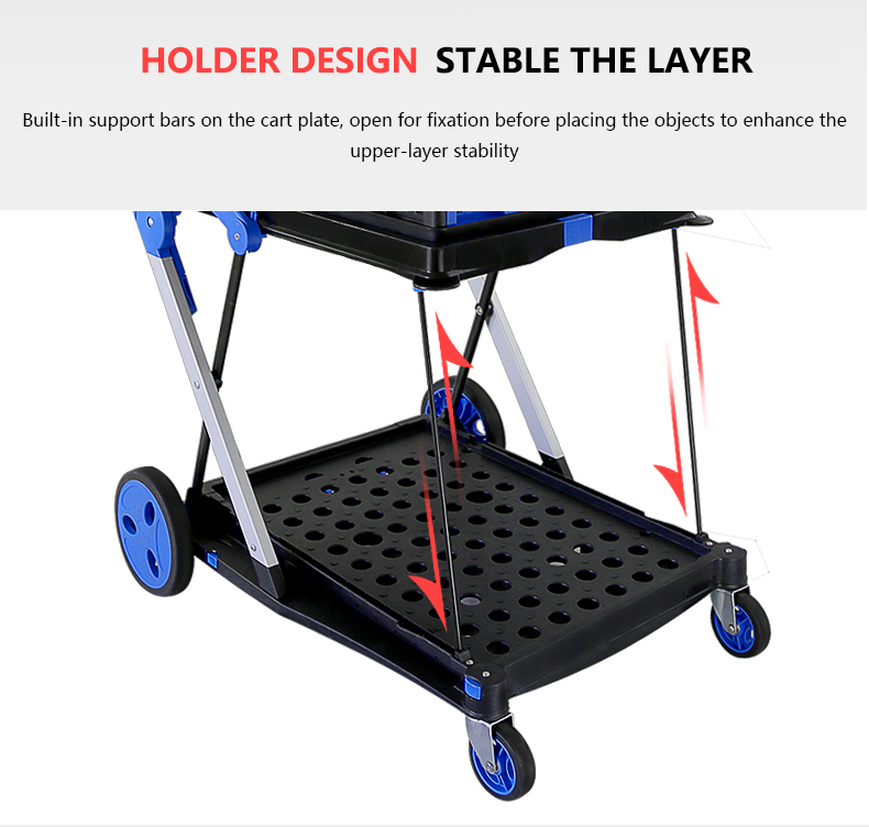 Multi use Functional Collapsible carts | Portable shopping cart ...