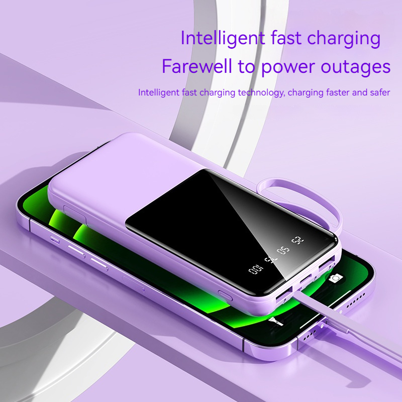 【SG】100% 40000mAh power bank 4 in 1 cable Mini powerbank fast charging ...