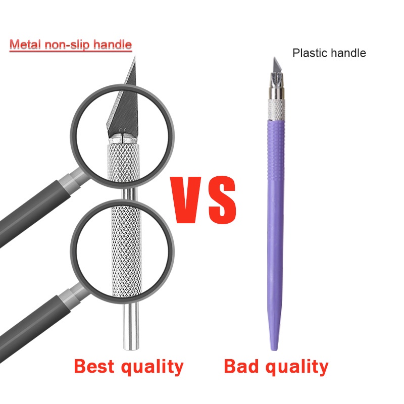 KUAIQU Sculpture Engrave 40 Blade Carve Knife Extra Backup Graver ...