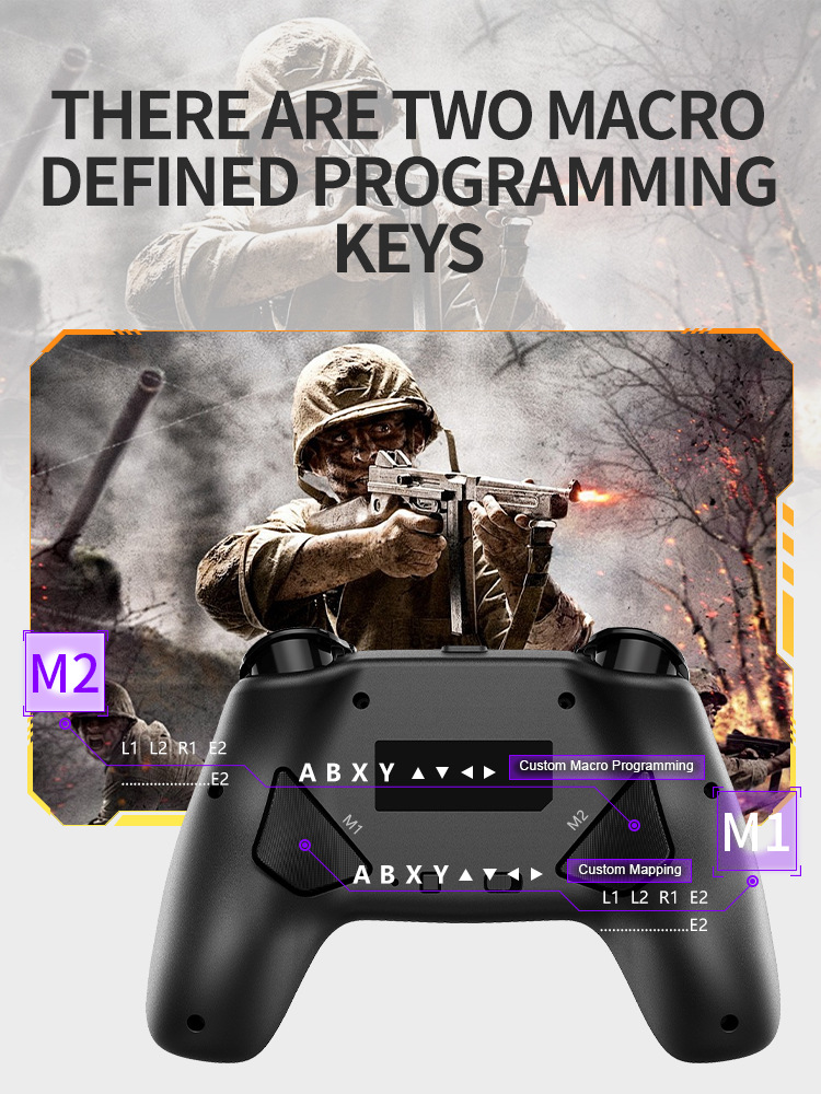 Wireless Controller for PS4, Wireless Remote Gamepad with Unique ...
