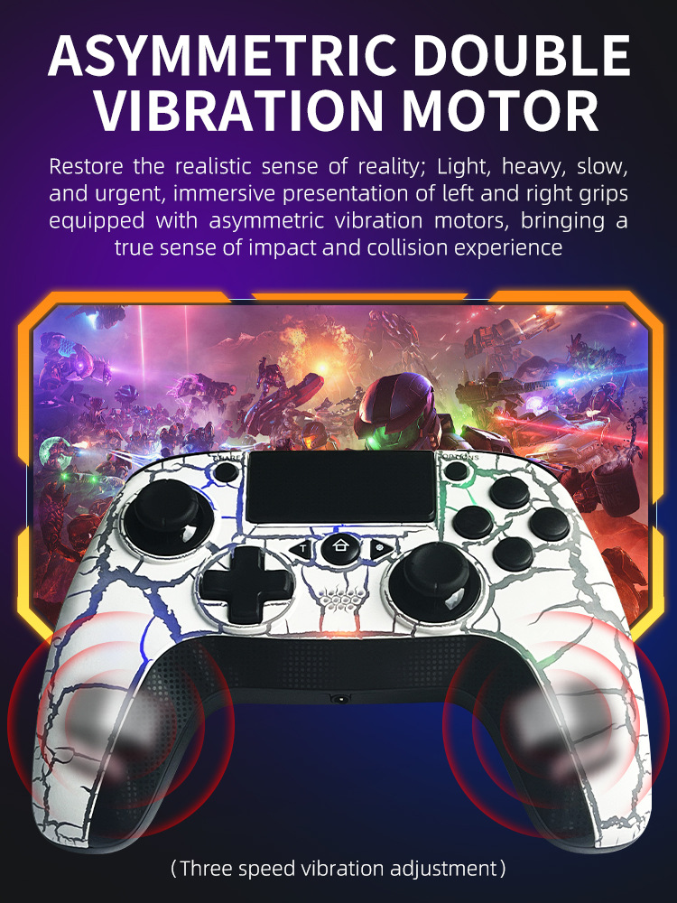 Wireless Controller for PS4, Wireless Remote Gamepad with Unique ...