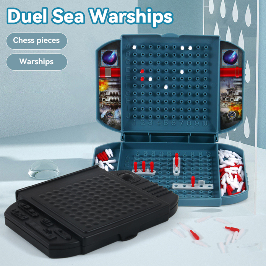1 box contains 2 fun battleship chessboard game toys for children (with ...