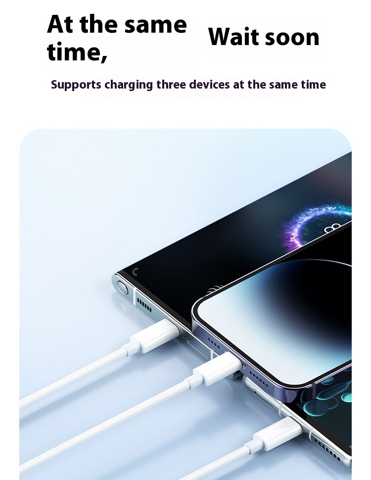 Free Gift USB Lamp 100W Super Fast Charging Cable 3 In 1 Flash Charger ...