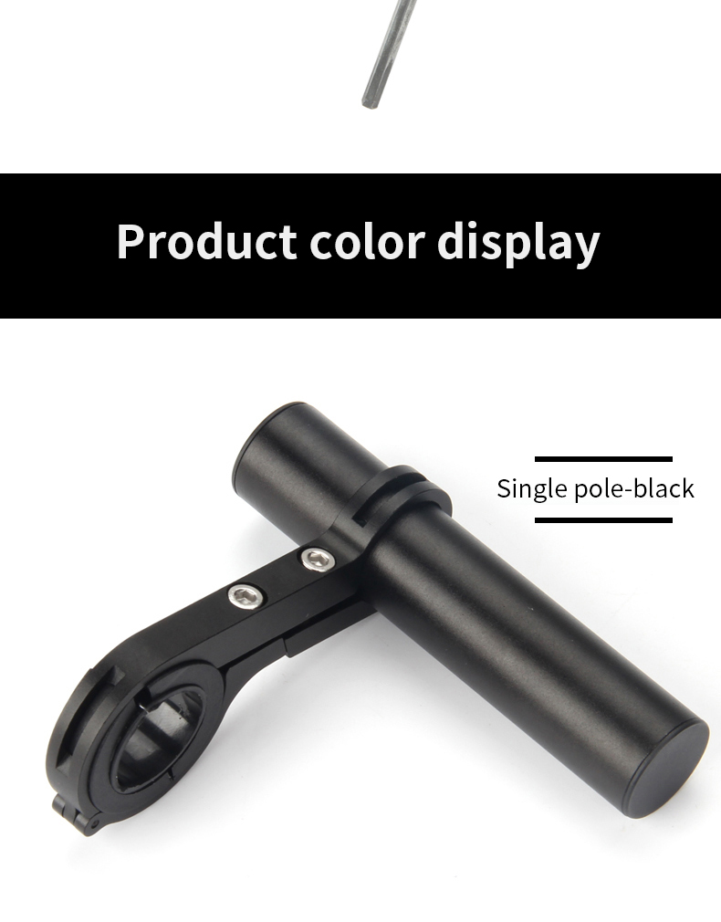 10/20/30cm Bicycle Handlebar Extended Bracket MTB Headlight Mount ...