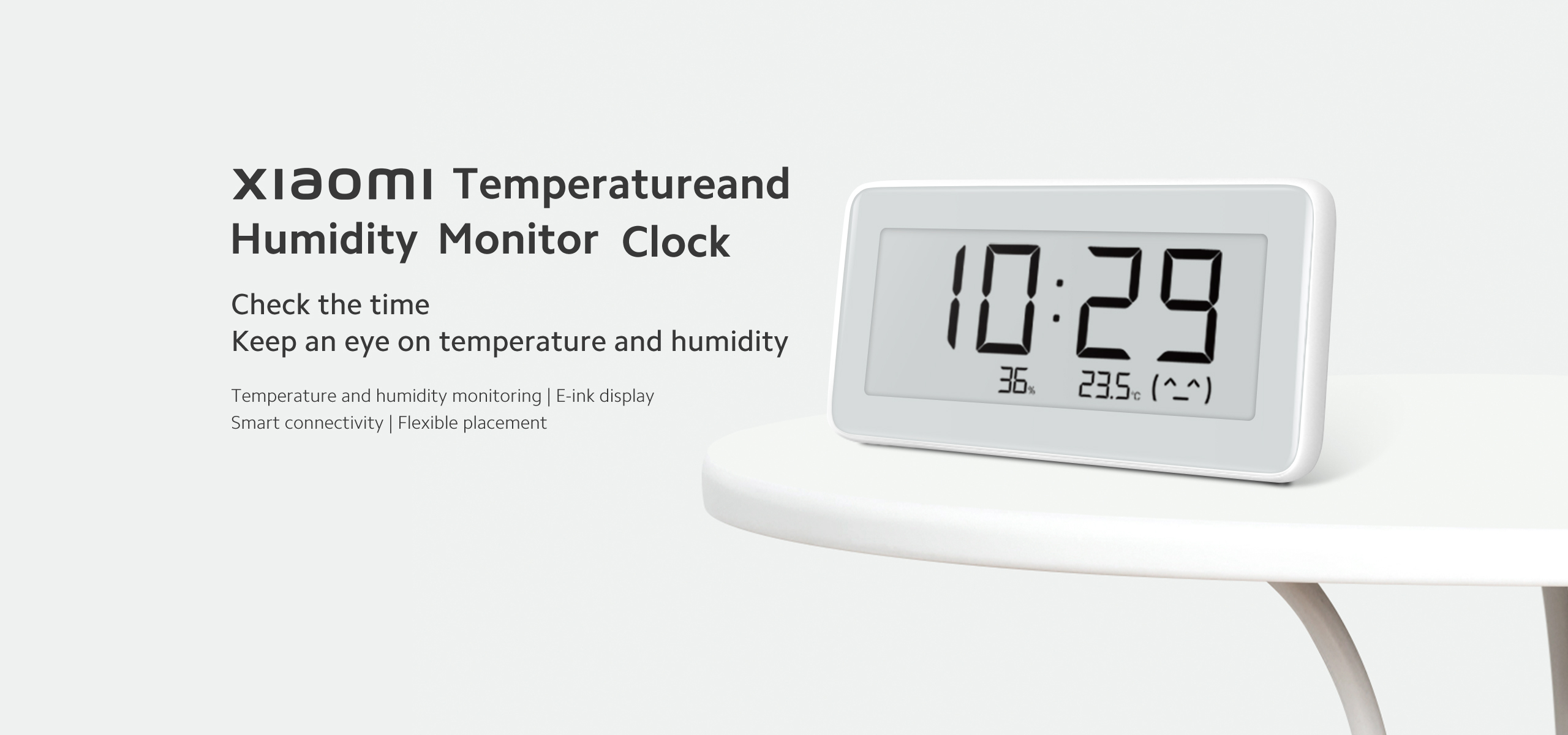 Xiaomi Temperature and Humidity Monitor Clock | Shopee Singapore