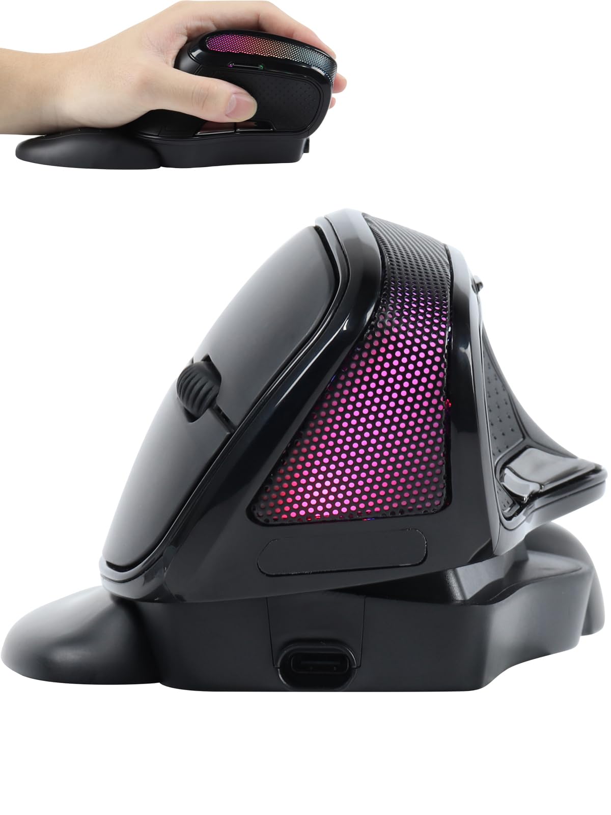 Wireless mouse with adjustable large angle and ergonomic vertical Ergo ...