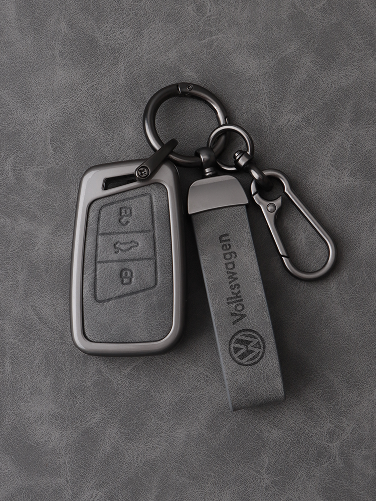 [NEW]Alloy car key Case Cover for VW Volkswagen Polo Golf 4 5 6 7 T5 ...