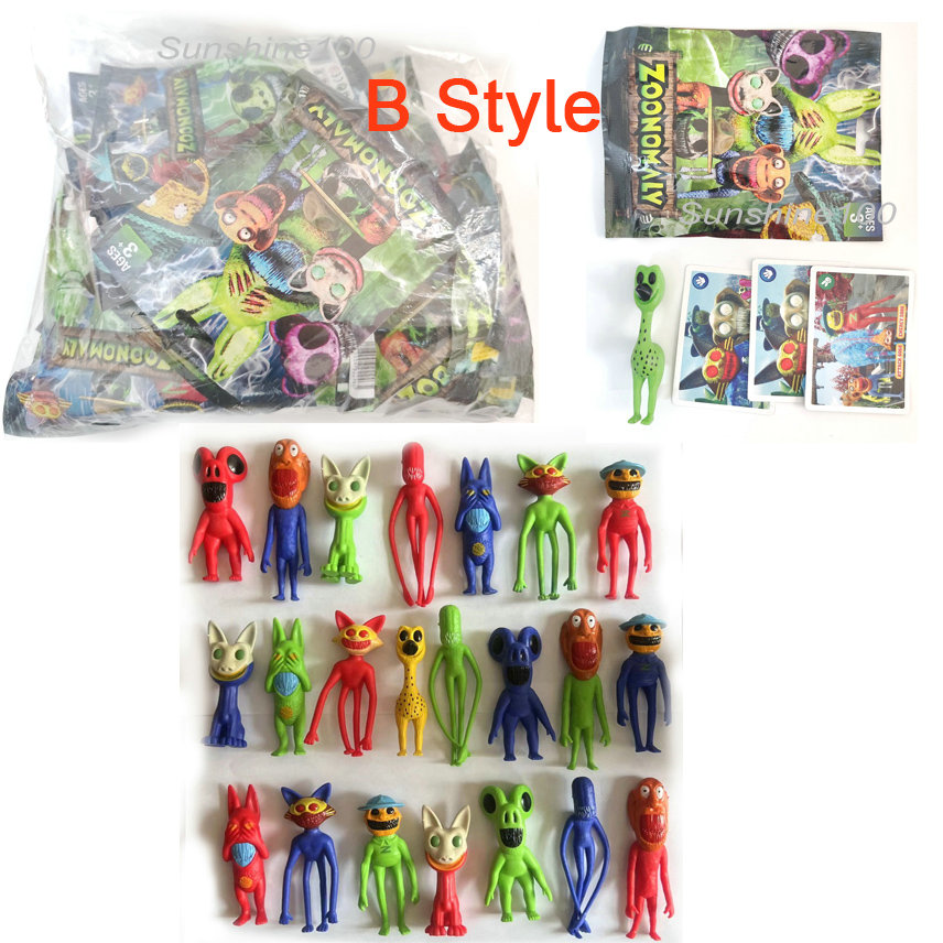 1Pack Random Zoonomaly Figure Cards Toy Horror Game Model Doll Zoon ...