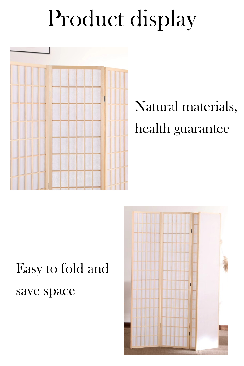 ⭐SG GREATHELP⭐Canvas Divider / Room divider/ Folding Screen / Room ...
