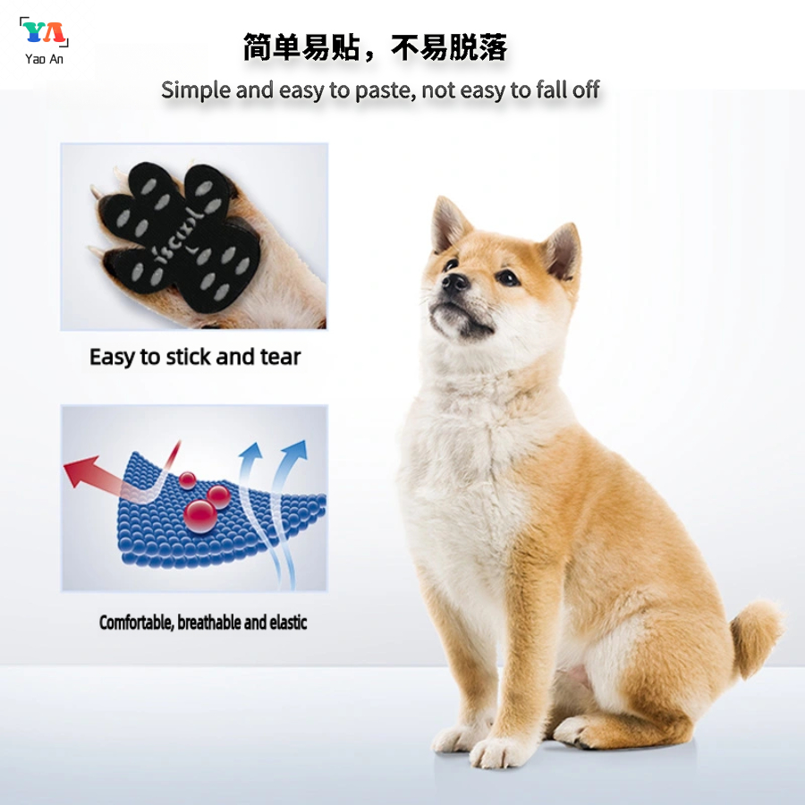 Dog paw protection pad, outdoor disposable self-adhesive anti slip dog ...