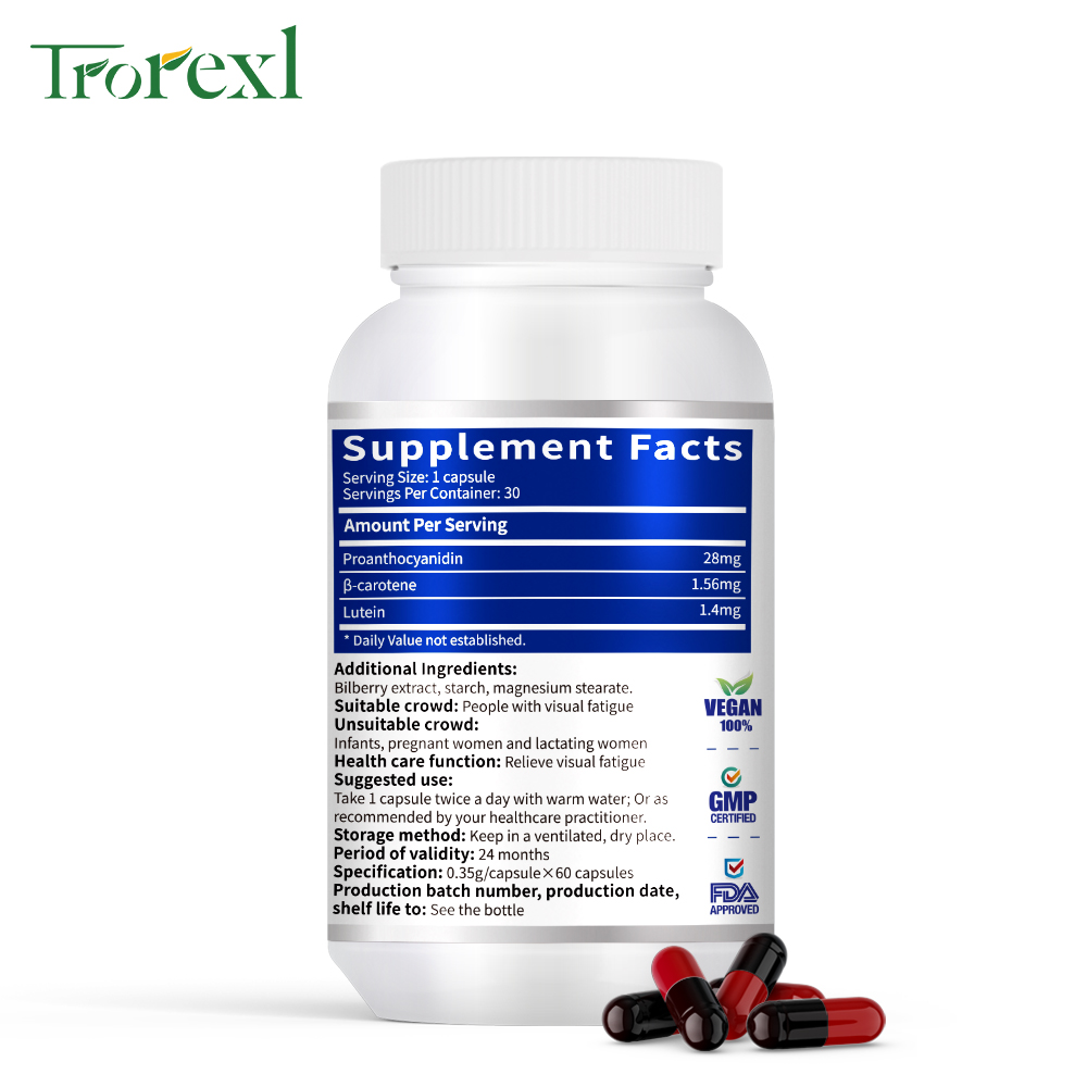 Trorexl 【Bright Eyes】Eye protection capsules carotene Protect eyesight ...