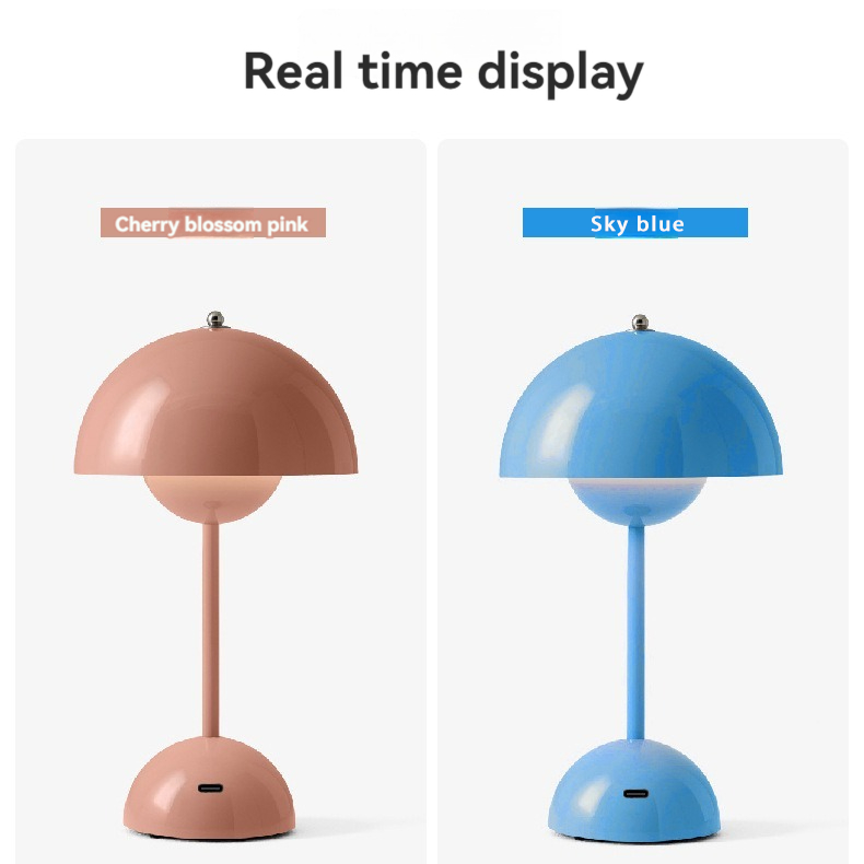 [Metaverse] VP9 Desk Lamp Flower Bud Lamp USB Rechargeable Bedside ...