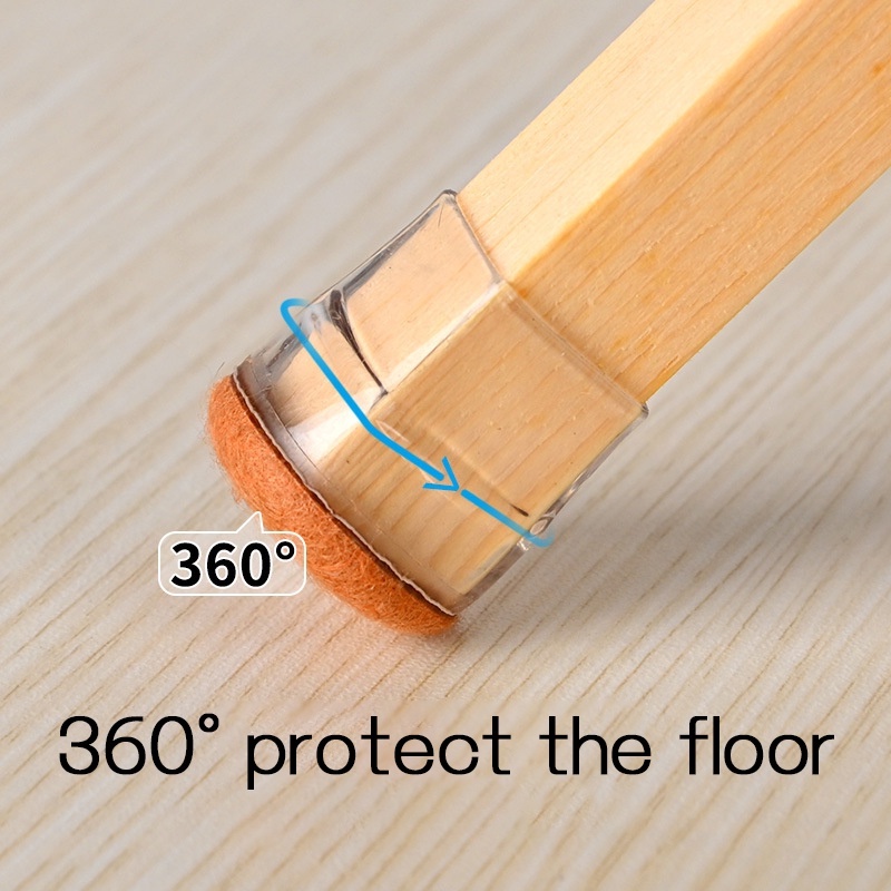 Non-Slip Table Chair Leg Protectors Caps Silicone Reduce Noice ...