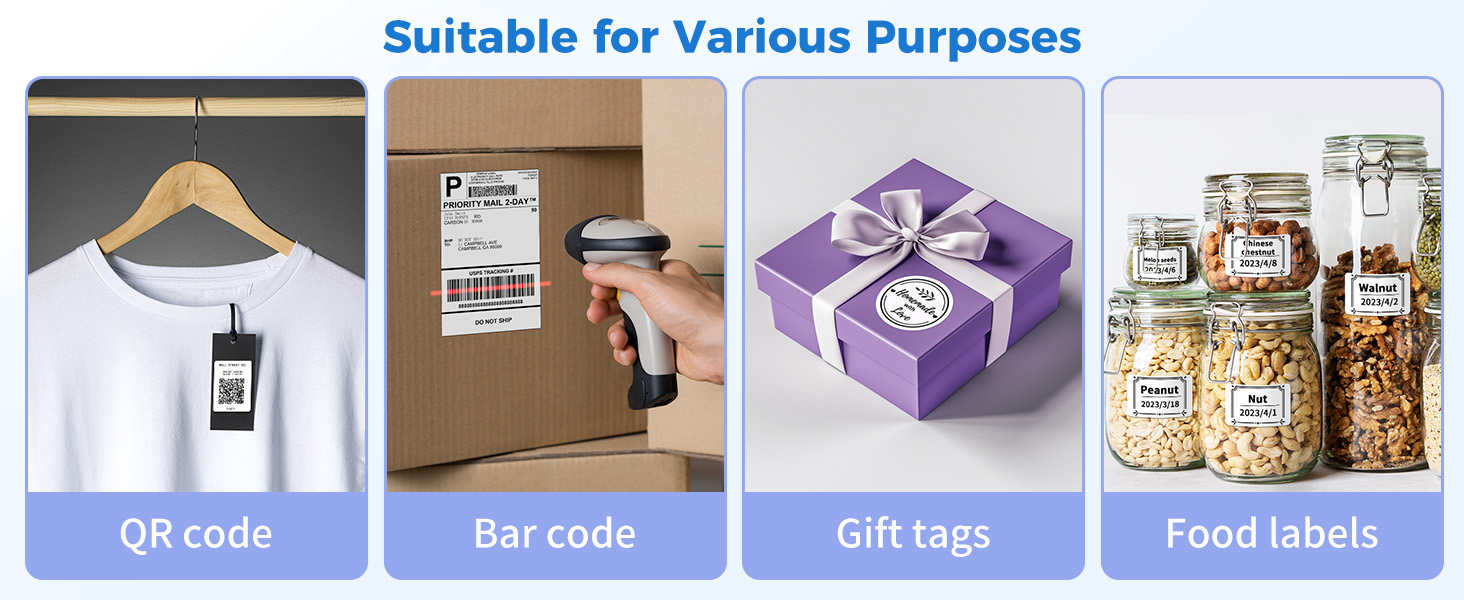 Phomemo D520BT USB/Bluetooth Thermal Printer for Waybill Barcode ...