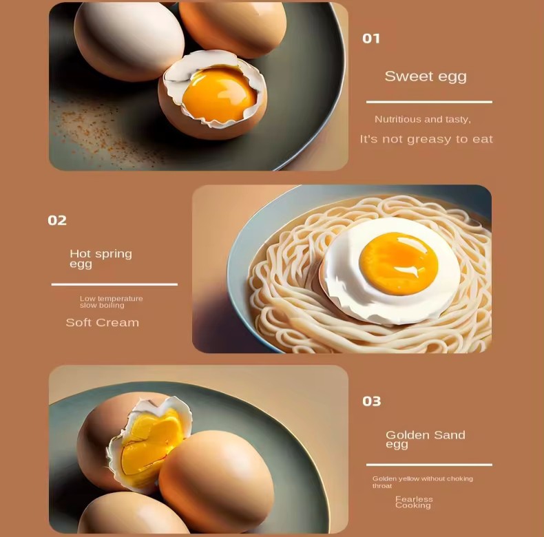 【imbeauty】New Style Electric Slow Cooker Pot With Eggs Steamer Eggs Cooker Tray 4 Eggs Capacity ...