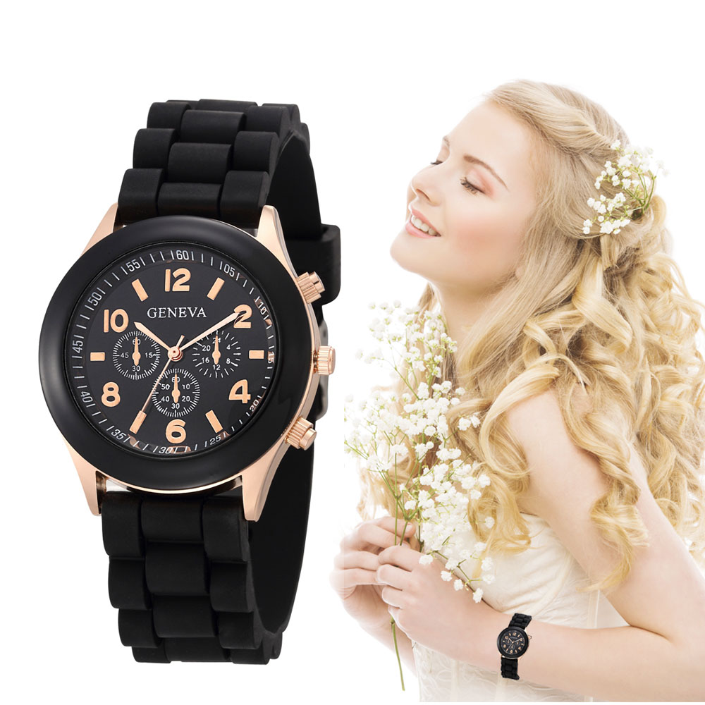 Candy Color Silicone Watch Student Watch Unisex All-Match Fashion ...