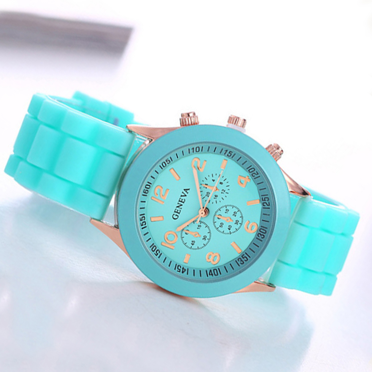 Candy Color Silicone Watch Student Watch Unisex All-Match Fashion ...