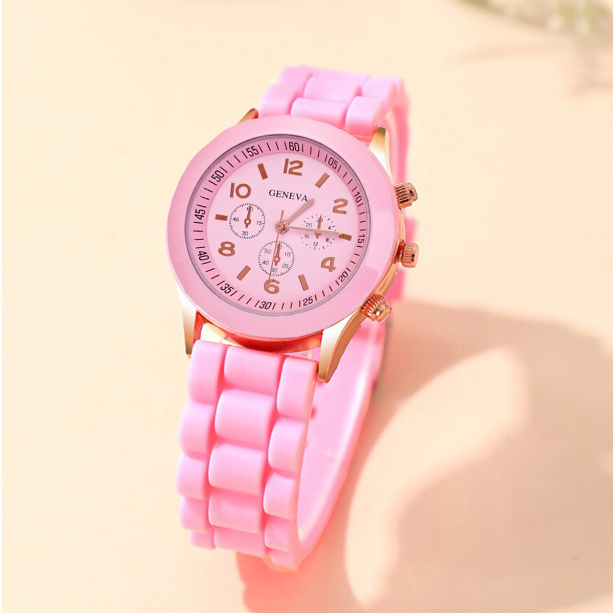 Candy Color Silicone Watch Student Watch Unisex All-Match Fashion ...