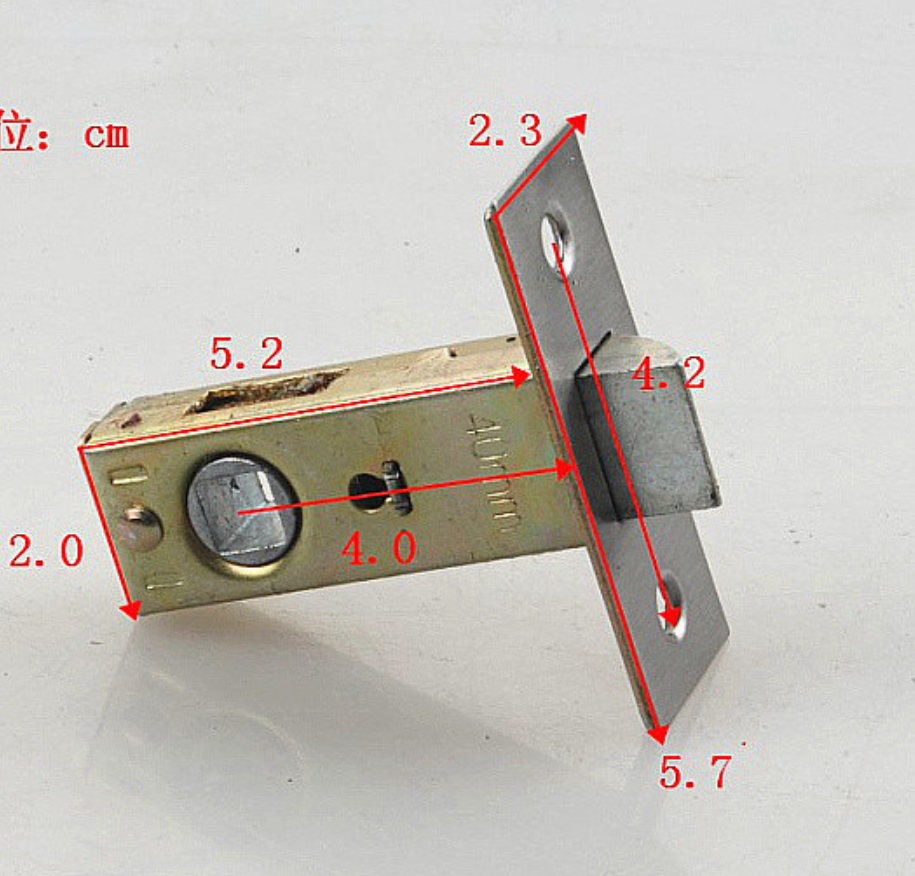 【现货】51mm50mm55mm60mm latch insert cylinder latch cylinder lock body ...