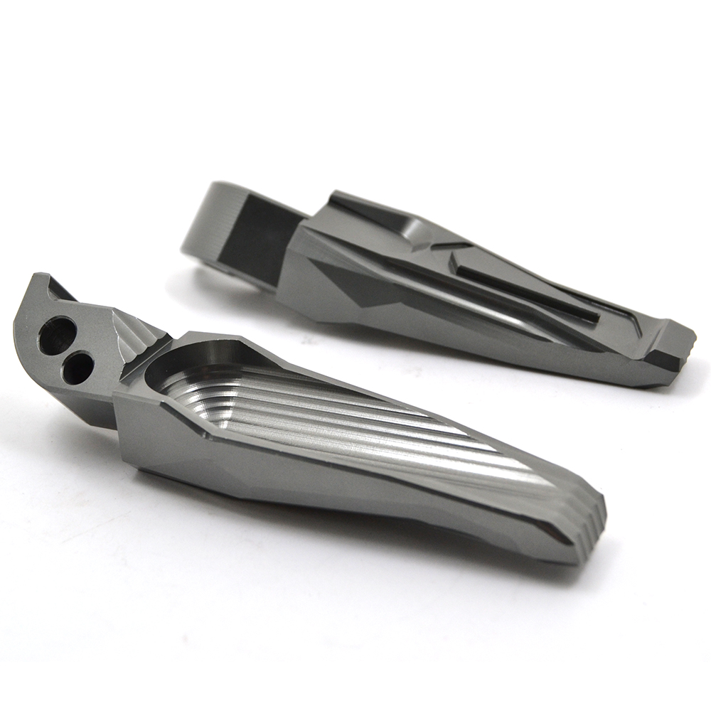CNC Motorcycle Folding Rear Footrests Foot Pegs For Yamaha MT07 MT09 ...
