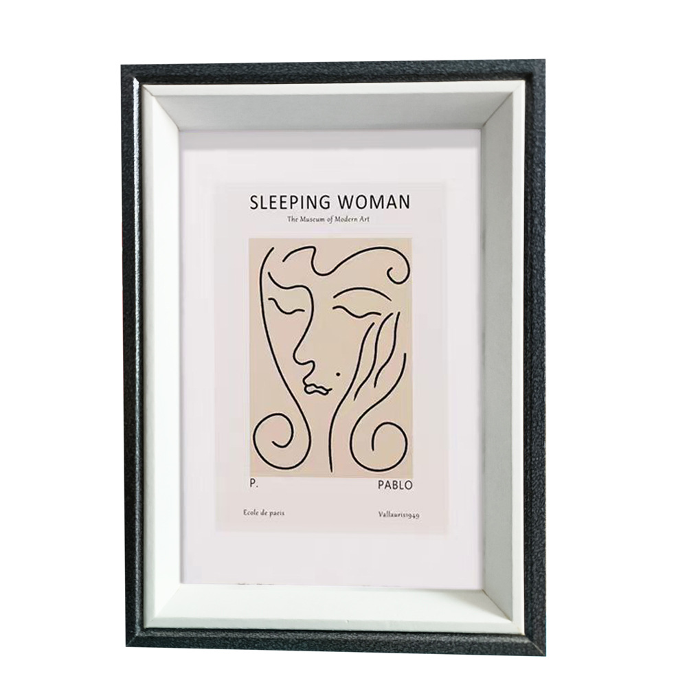 【SG Seller】Square Wooden Photo Frame Picture Frame Photo Hanging Stand ...
