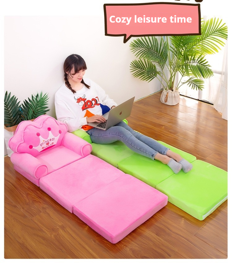 Foldable 2/3 /4Layer Children's Sofa Cute Boy Girl Sofa Cartoon Lazy ...