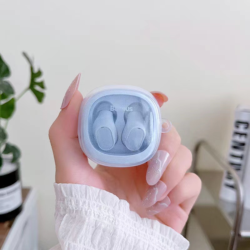 For Baseus WM01 WM02 plus WM02+ Case Hook Up Transparent Soft TPU ...