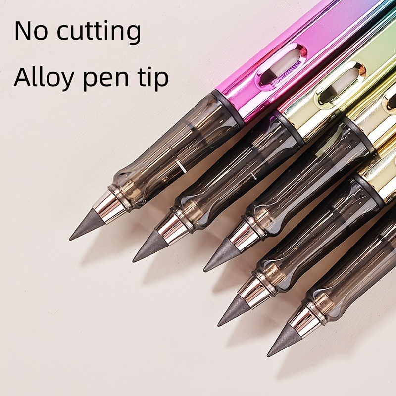 11pcs New Style Eternal Pencil Black Technology Can't End Pencil ...