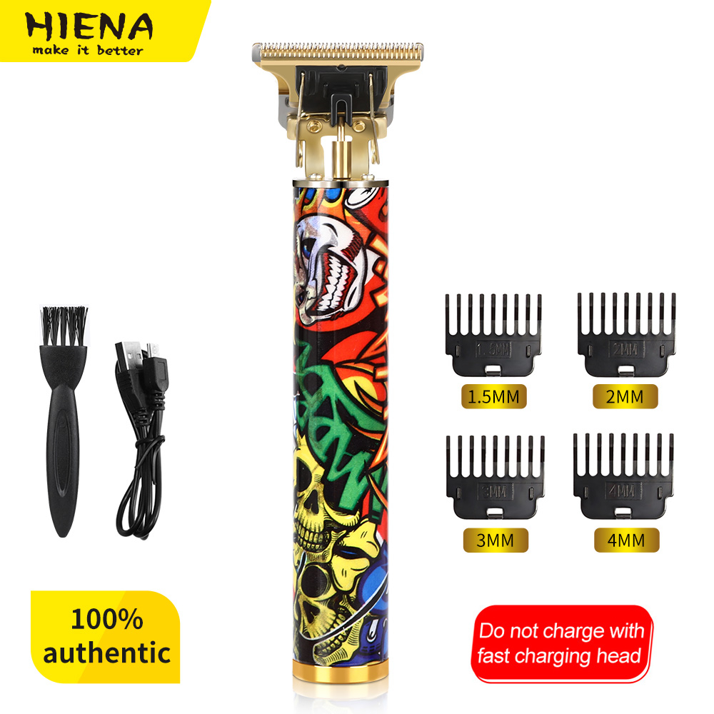 Hair Trimmer Barber Haircut Rechargeable Hair Clipper Cordless Men Hair ...
