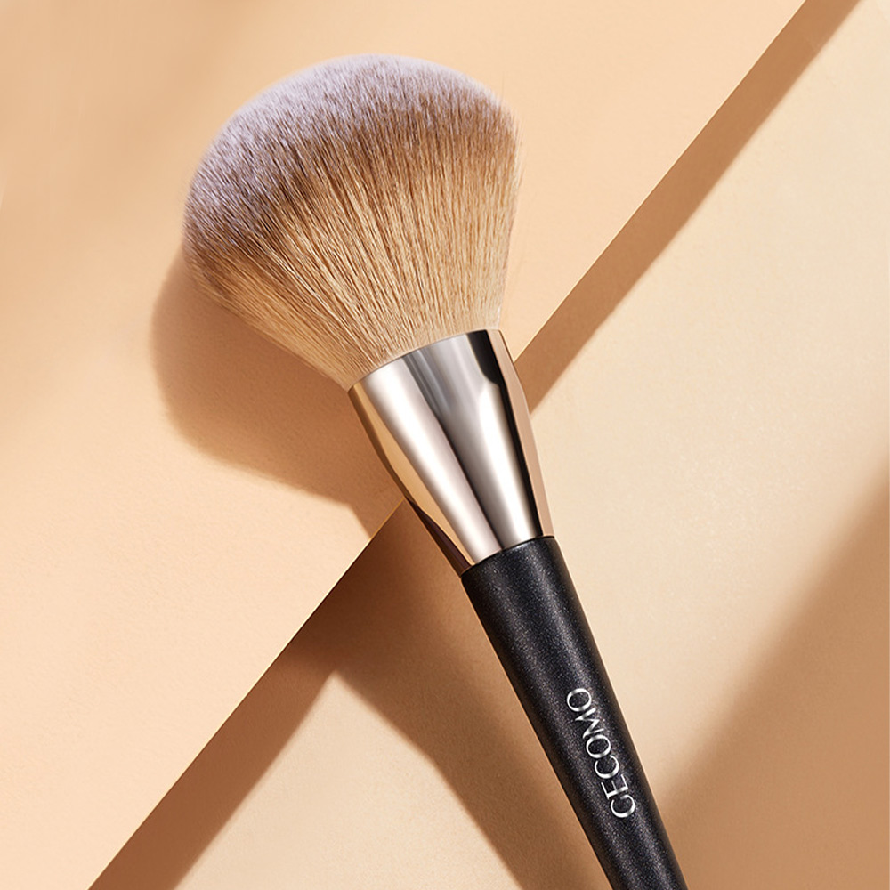 GECOMO Spherical Powder Brush Fluffy Soft Bristle Makeup Brush | Shopee ...
