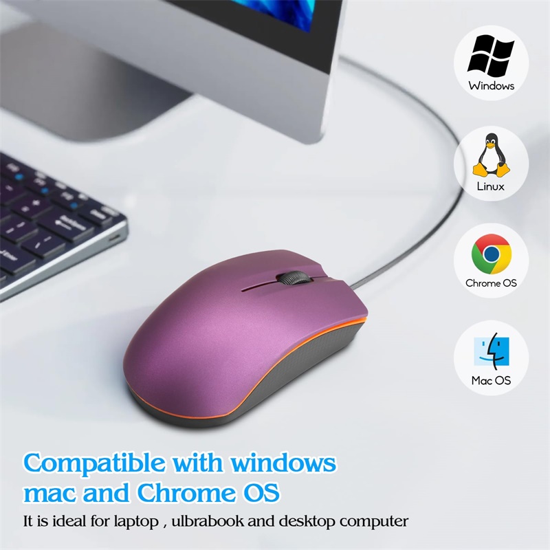 hot selling# Lenovo M20 USB Wired mini Mouse 1200 DPI Optical Mouse For ...
