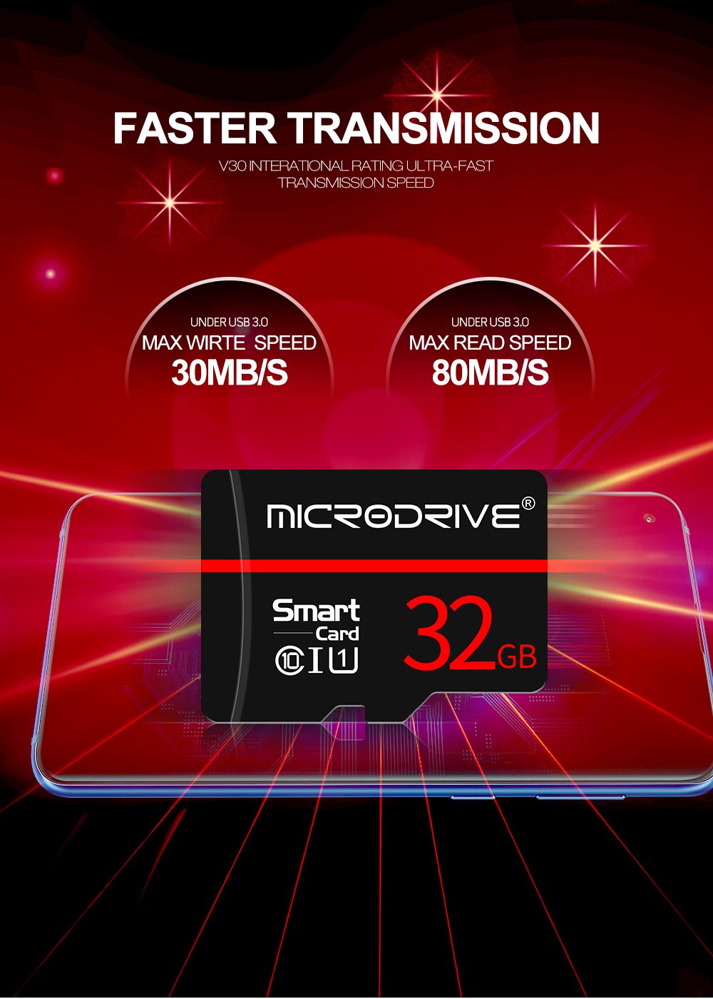 Original MicroSD Card 32GB-256GB U3 V30 - High Speed for Dash Cams ...