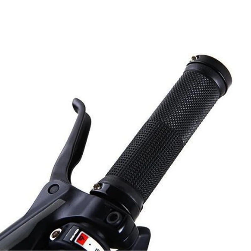 Lock-On Bike Grips - Non-Slip Rubber Handlebar Grips with Double ...