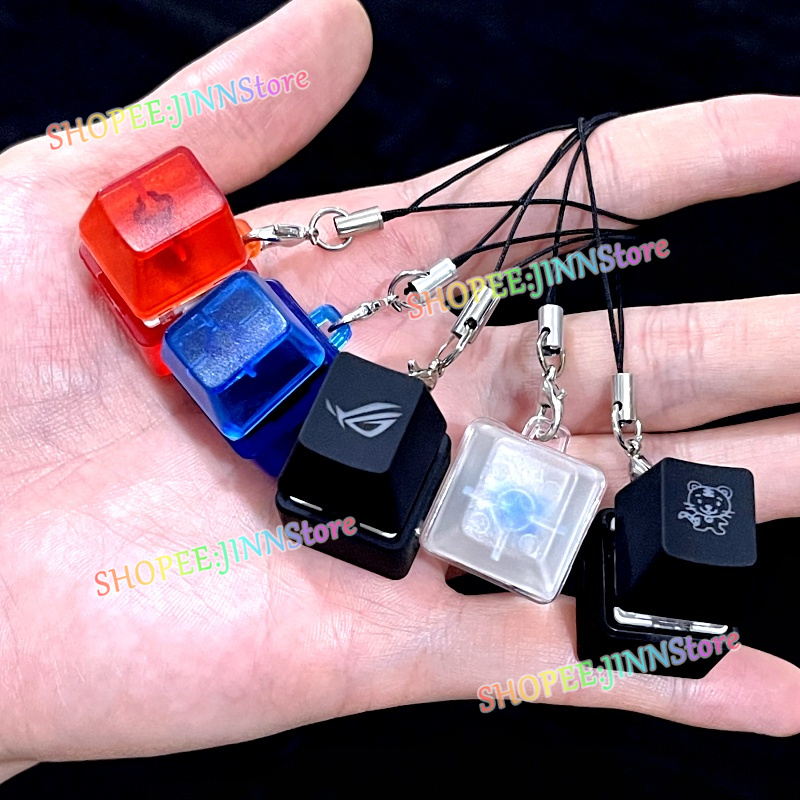JINN RGB LED Mechanical Keyboard Switch Keychain Light Up Backlit For ...