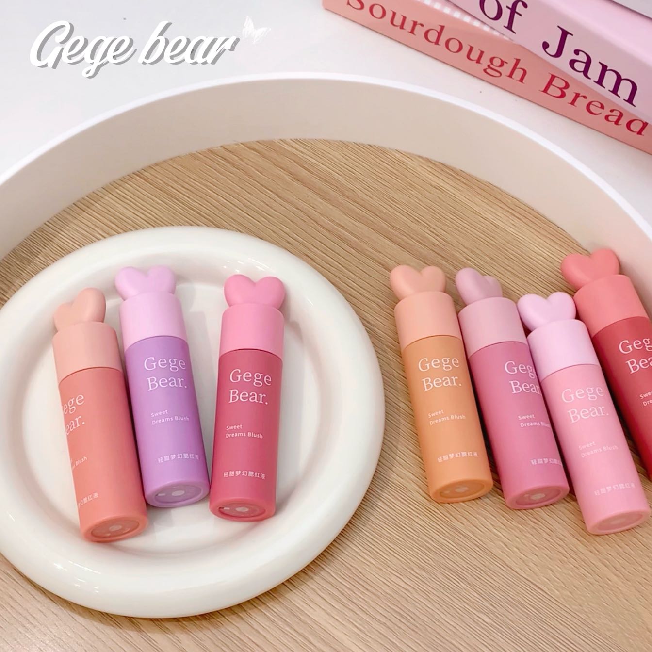 Gege Bear Liquid Blush&Liquid Contour, Blush Makeup, Juicy Cheeks ...