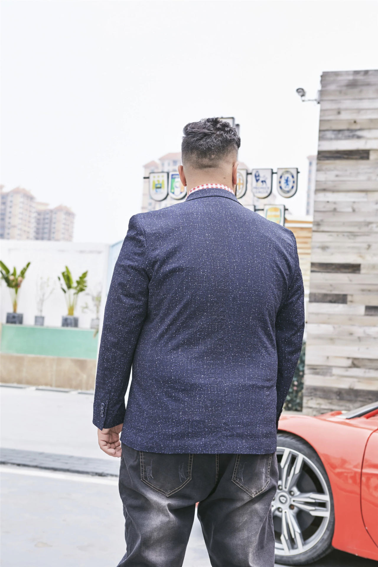 65-130KG Plus Size Men Fashion Casual High Quality Single Breasted ...