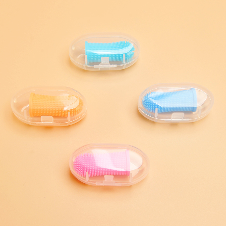 Dog Toothbrush - 360º Finger Tooth Brush Kit Ergonomic Design, Full ...