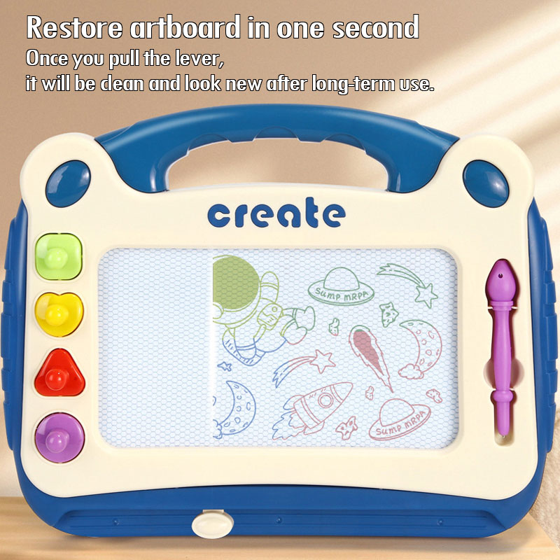 Children's magnetic erasable drawing board, early childhood education ...