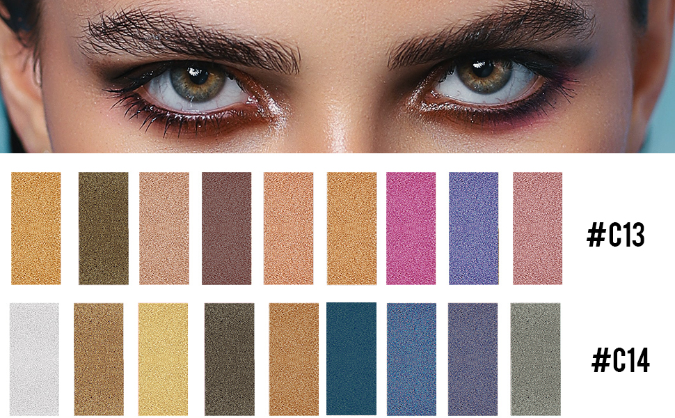 CATKIN Chinese New Year 9 Colors Eyeshadow Palette Silky Texture Multi ...