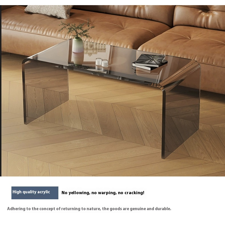 Syezyo Acrylic Side Table Transparent Multi Use Sofa Side Table Small ...