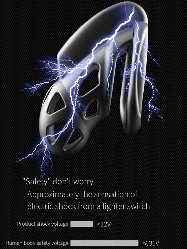JEUSN Male electric shock Penis Chastity Cage APP remote control Lock ...