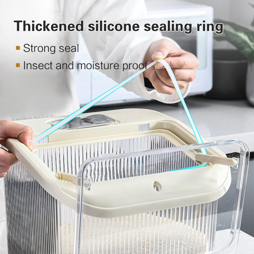 Kitchen Rice Bucket Insect-proof and Moisture-proof Storage Tank ...