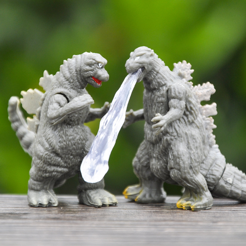 8Pcs/Set 4-5cm Godzilla vs. Kong Anime Figure Godzilla Crimson Mode ...