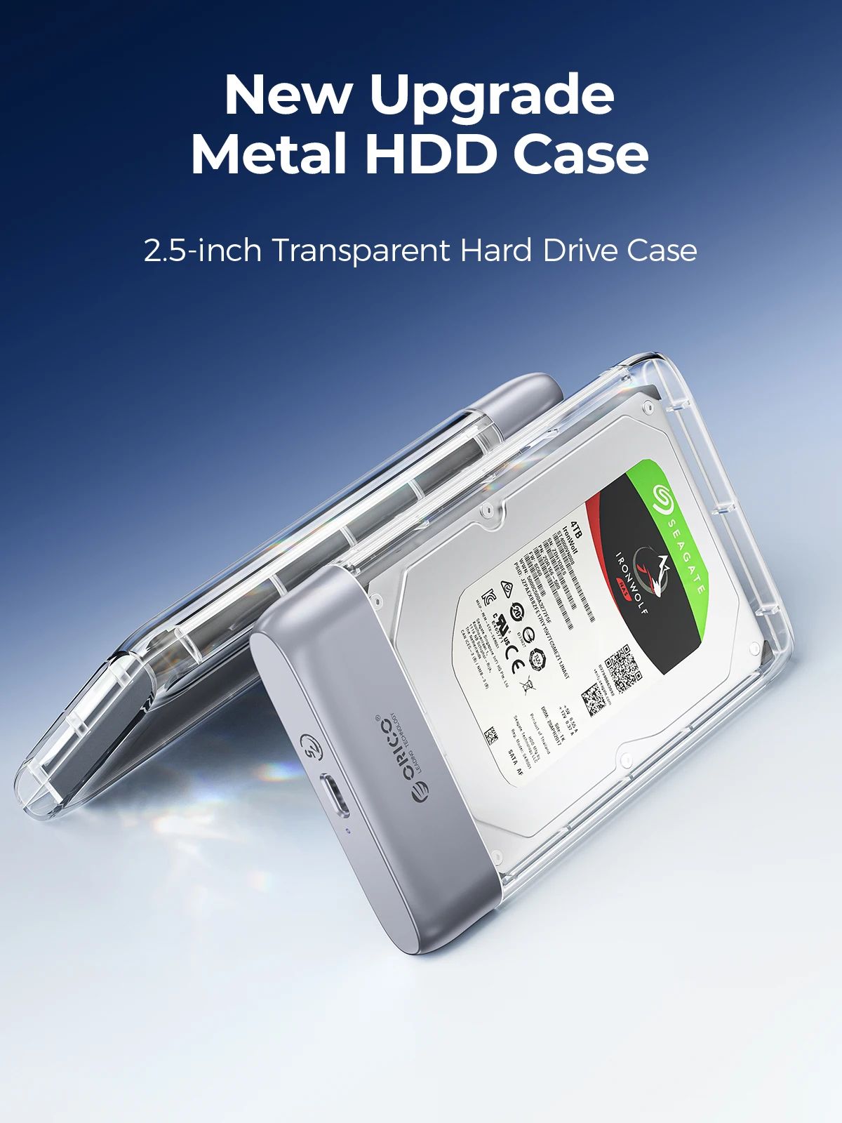ORICO 2.5inch HDD Case Type C to C Data Cable Support 6TB SATA HDD SSD ...