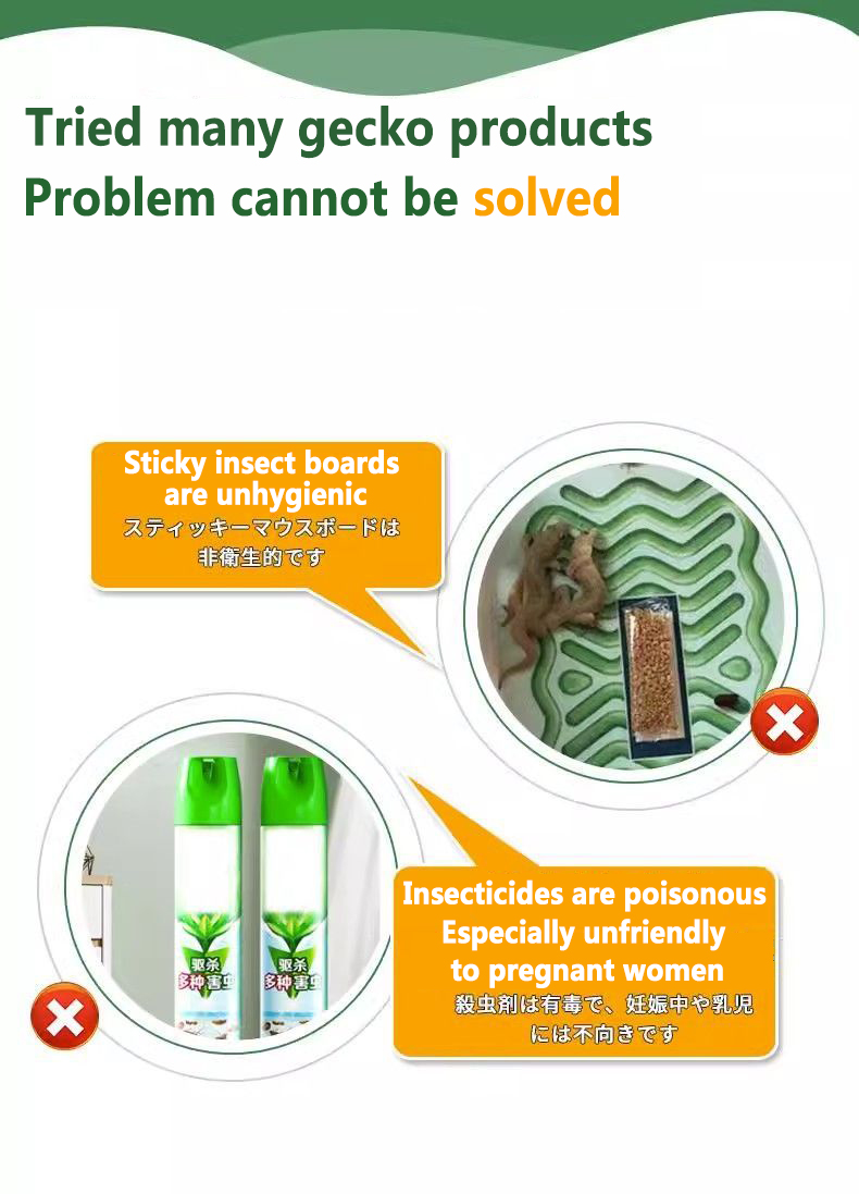 Vgd Lizard Repellent Upgraded Plant Formula, Reusable with Water ...