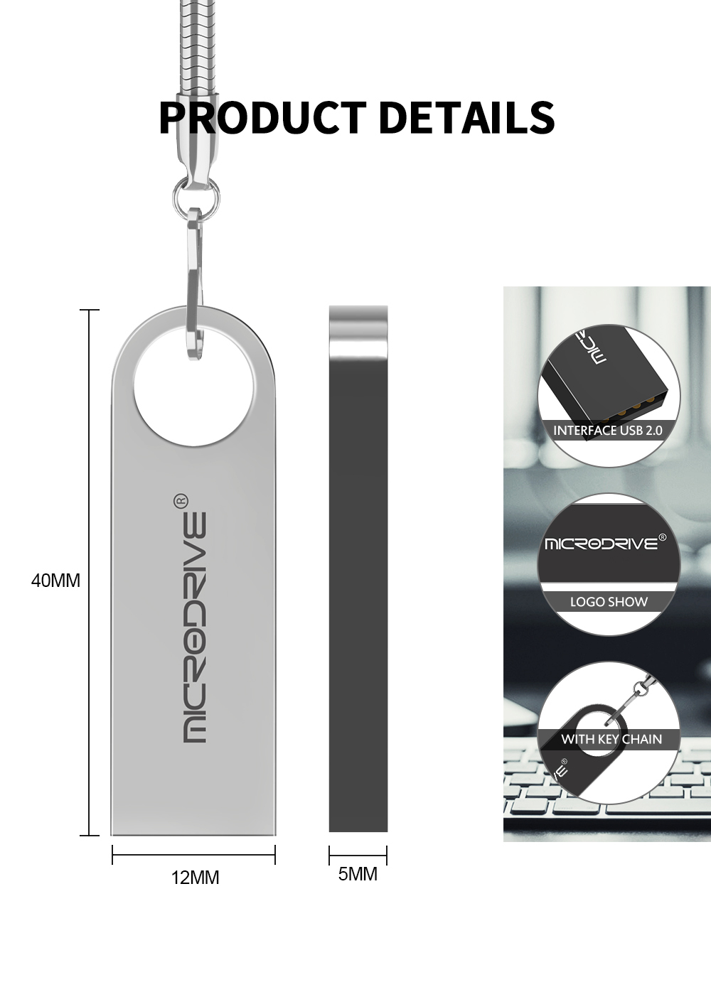 high speed memoria flash drive 8GB 32GB pendrive 128GB 64GB waterproof ...