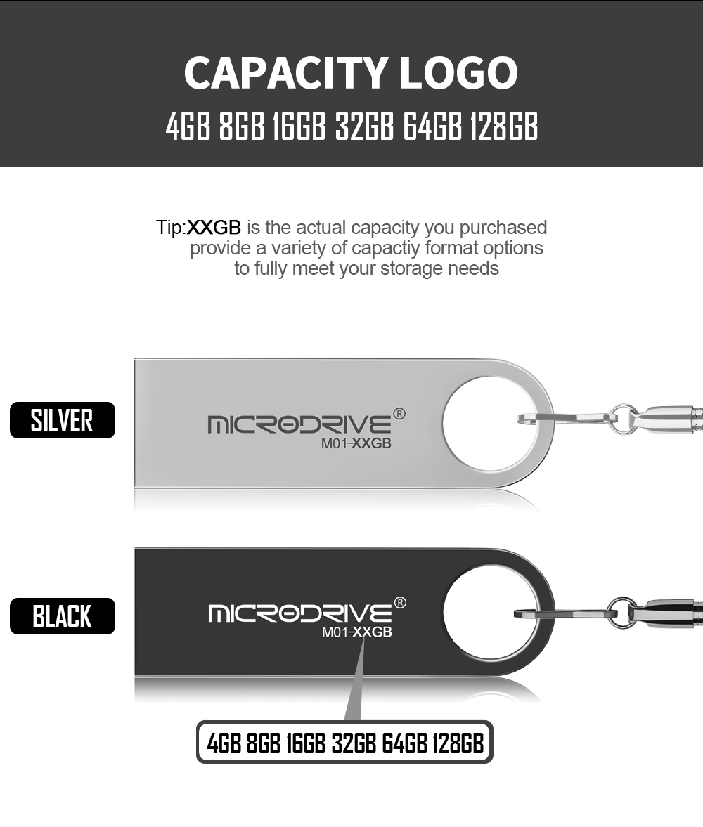 high speed memoria flash drive 8GB 32GB pendrive 128GB 64GB waterproof ...