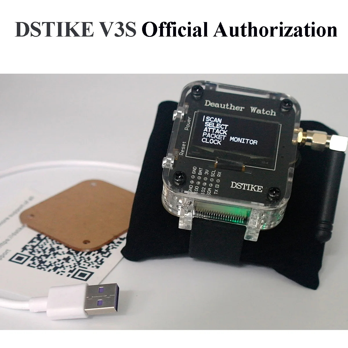 ⭐DSTIKE V3S / DSTIKE SE Watch Deauther Rechargeable IoT Security Tester ...