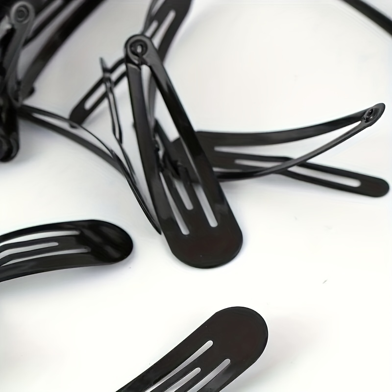 15pcs Black Simple Hair Clip Headdress Korean Fashion All-Match Oil ...