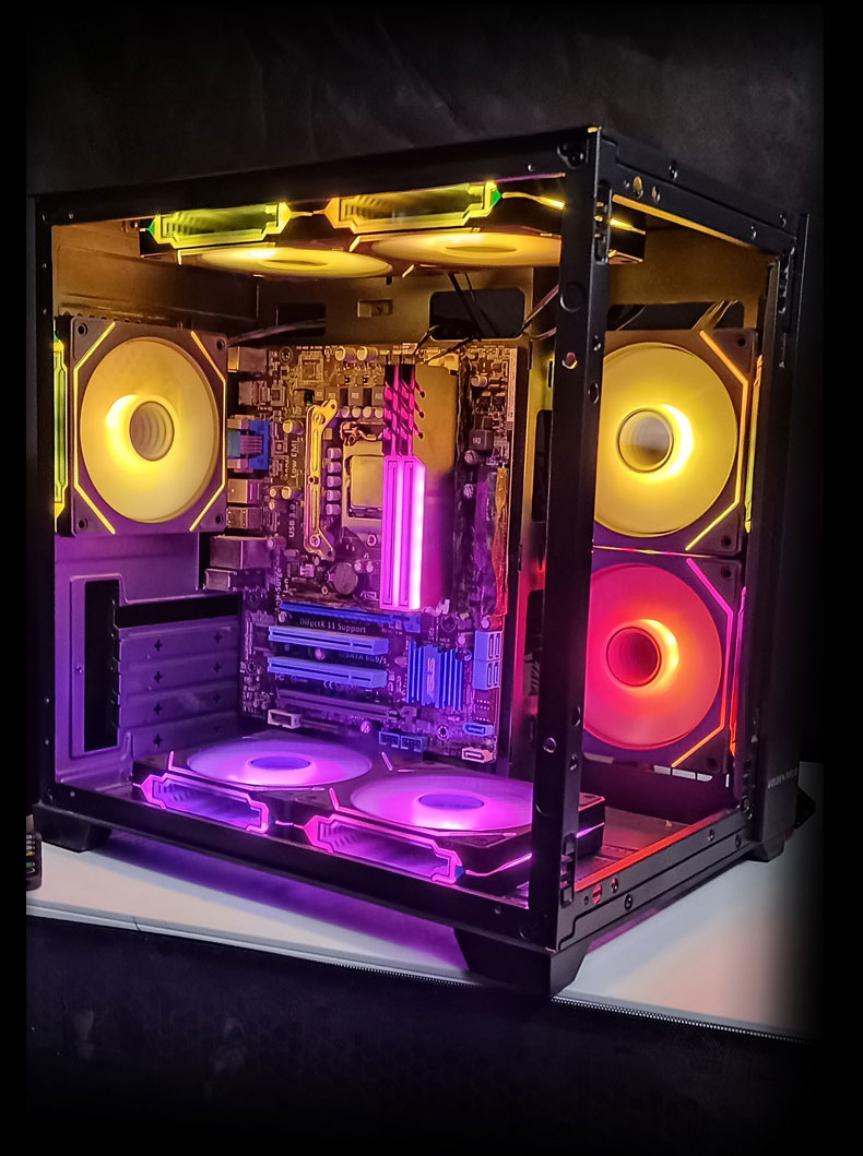 Tj Prism 120mm GEN4 Pro ARGB Chassis Fan, Infinity Straw RGB Lighting ...